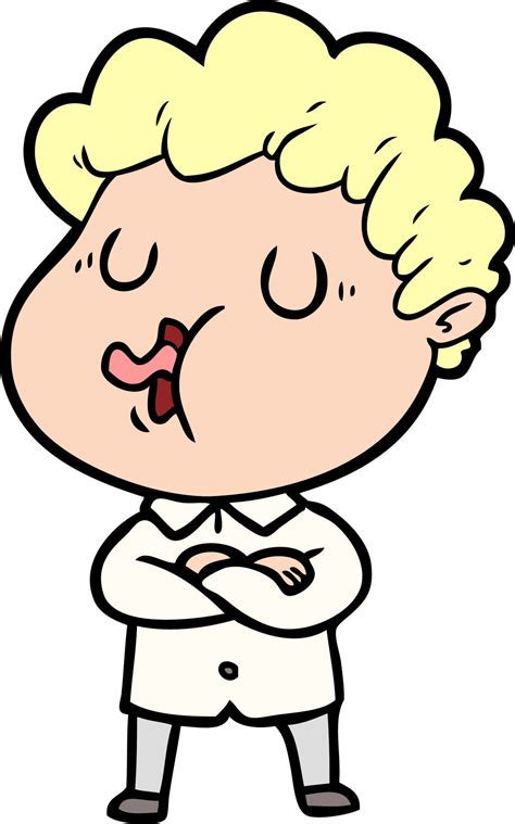 Cartoon Man Singing 12544652 Vector Art At Vecteezy