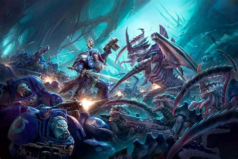 Ultramarines Vs Tyranids Art By Raymond Swanland K Gallery