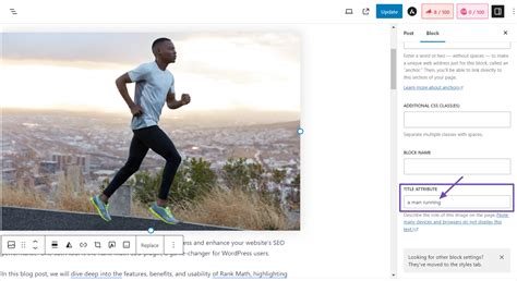 how to automatically set alt and title attributes for images