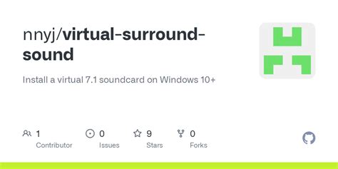 Github Nnyjvirtual Surround Sound Install A Virtual 71 Soundcard