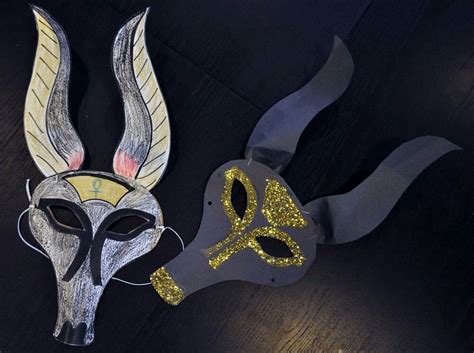 Ancient Egyptian Anubis Mask Egipto Manualidades Disfraces