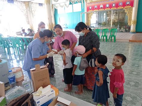 ခရမ်းမြို့နယ်တွင် ကျောင်းသား၊ ကျောင်းသူများအား ကိုဗစ် ၁၉ ရောဂါ ကာကွယ