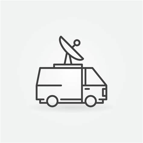 380 Tv Broadcast Van Stock Illustrations Royalty Free Vector Graphics