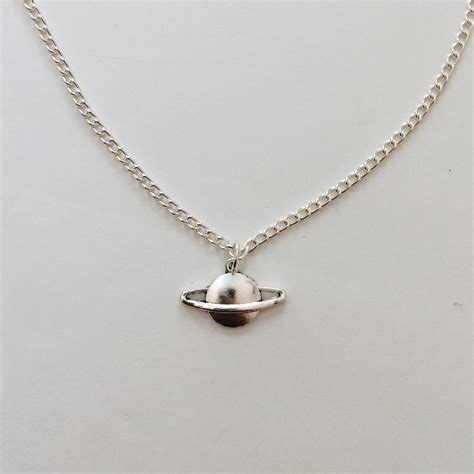Saturn Chain Necklace On Storenvy