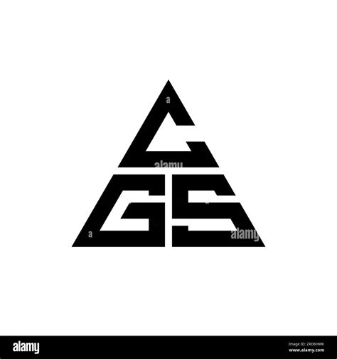 Cgs Triangle Letter Logo Design With Triangle Shape Cgs Triangle Logo