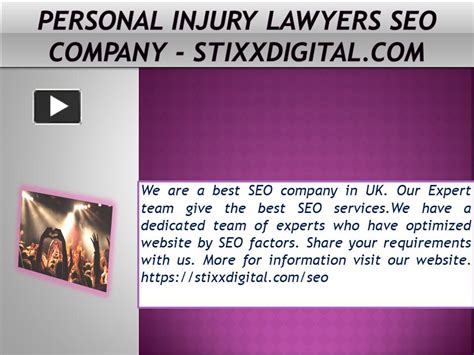 Ppt Personal Injury Lawyers Seo Company 5