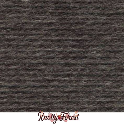 Charcoal Heather Gray Deluxe Worsted Universal Yarn Pure Real Wool 4 Weight 220yds 100grs Not