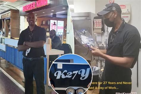 Burger King Cook Kevin Ford Who Received Mediocre Gift After Never