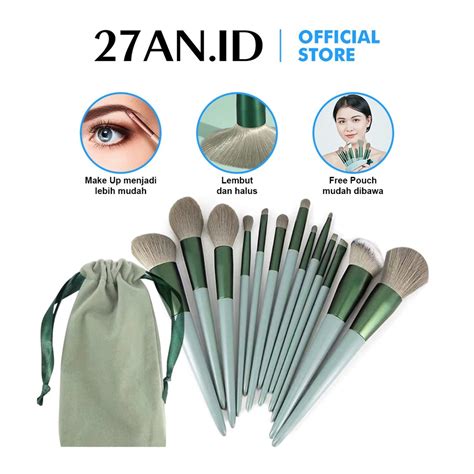 Jual 27anid Kuas Make Up Set E413 Set Kosmetic Powder Eye Shadow