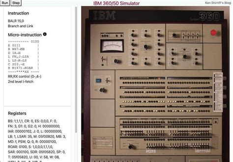 simulating the ibm 360 50 mainframe from its microcode r haftbar