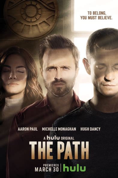 The Path Hulu Releases Season One Key Art Canceled Renewed Tv