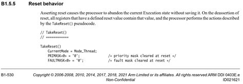 Arm Where To Find The Intended Boot Sequence Of An Mcu Stack Overflow