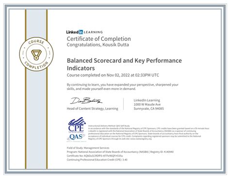 Kousik Dutta On Linkedin Certificate Of Completion