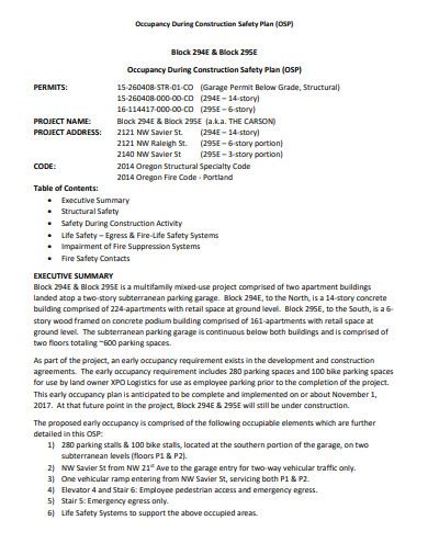 13 Construction Safety Plan Examples To Download