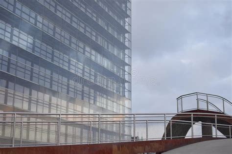 View Of A Modern Multistory Building Stock Image Image Of Geometric