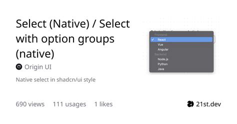 21stdev Discover Share And Craft Ui Components