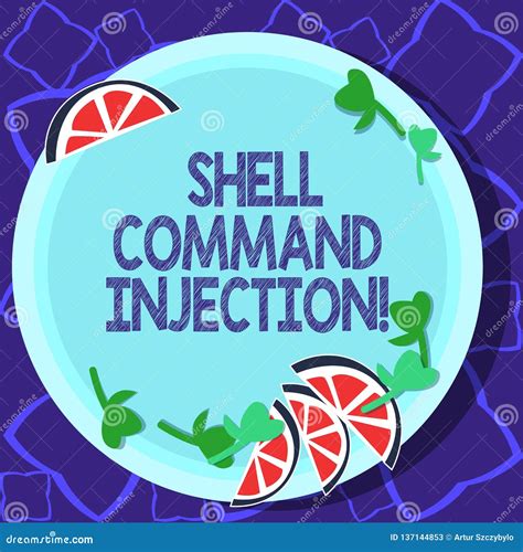 Handwriting Text Writing Shell Comanalysisd Injection Concept Meaning Used By Hackers To