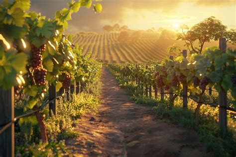 Premium Photo Construct A D Model Of A Picturesque Vineyard Pat Generative Ai