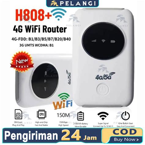 Jual H808 Modem Wifi 4G All Operator Wifi Portable 5G All Operator