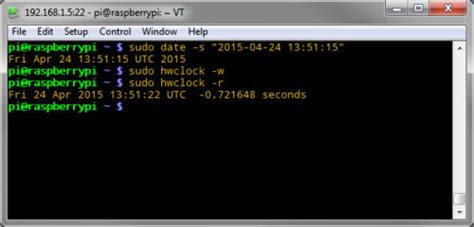 Raspberry Pi Real Time Clock RTC With The AK DS Module Artekit Labs