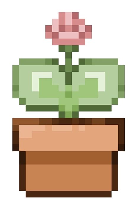 화분 꽃 화분 식물 픽셀 일러스트 로고 도트 드로잉 유토이미지 상세페이지 베이직샵 일러스트 22790284