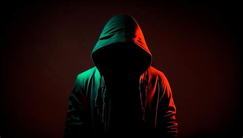 Premium Photo Ghost Hacker Criminal Scary Hood Anonymous Creepy Devil