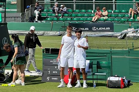 테니스 유망주 김장준 Itf 로햄튼 주니어 복식 4강 진출