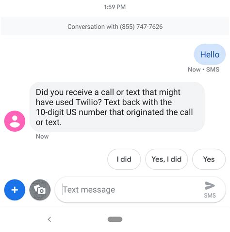 is it twilio calling twilio