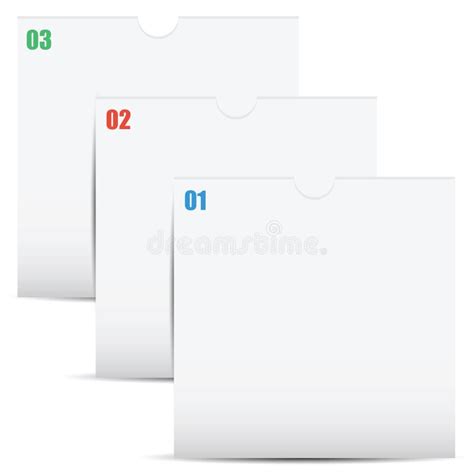 Numbered Folders Stock Illustrations 7 Numbered Folders Stock