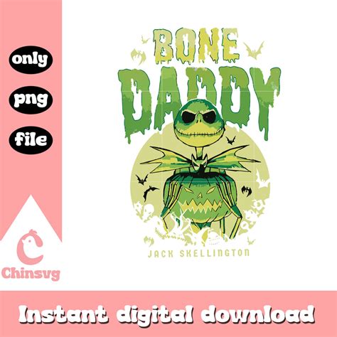 Bone Daddy Jack Skellington Png Jack Skellington Art Png Chinsvg