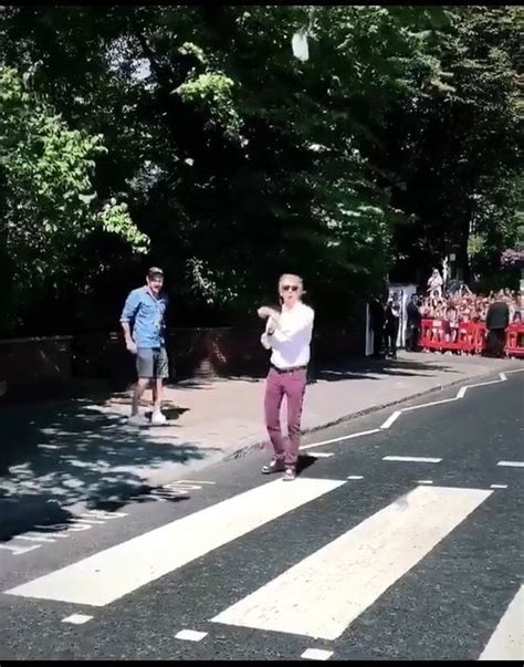 Paul Mccartney Recreates Iconic Beatles Album Art By Crossing Abbey