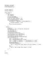 School H Include Iostream Include String Using Namespace Std