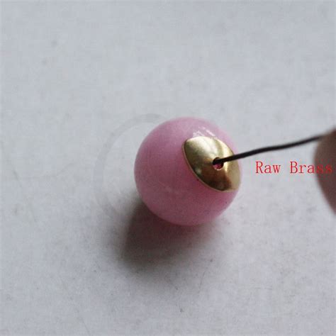 One Piece Premium Gold Plated Brass Base Oval Bead Cap Etsy