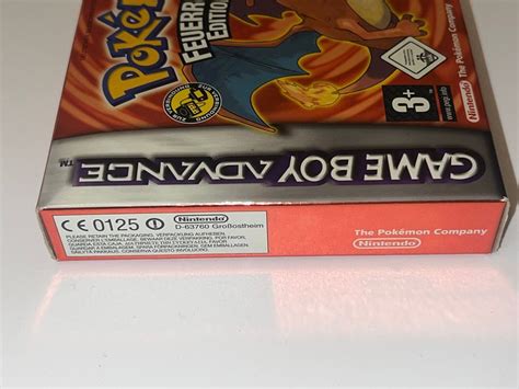 Game Boy Advance GBA Pokémon Feuerrote Edition OVP TOP Kaufen auf Ricardo