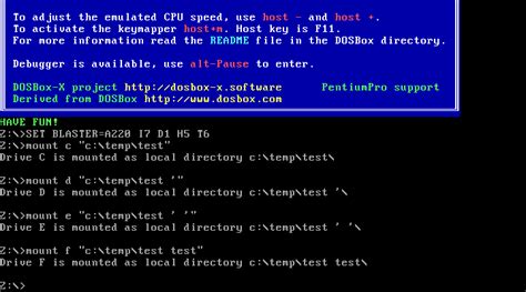 Mount Command Doesnt Accept Single Quotes Around Path Original Dosbox Does · Issue 770