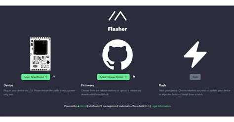 easily flash and setup meshtastic in your web browser official