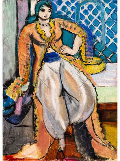 Henri Matisse Figure With A Persian Robe 1931 Sticker For Sale By