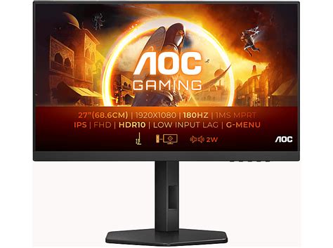 AOC 24G4X 23 8 GAM FHD 180 HZ ERGO 23 8 Zoll Full HD Gaming Monitor