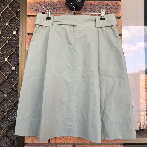 Cue Vintage Pleated Knee Length Flare Skirt Never Depop