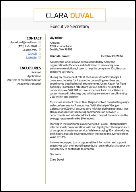 5 Executive Cover Letter Examples