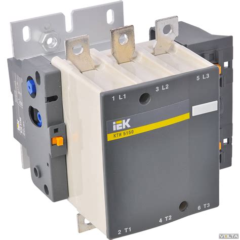 Контактор КТИ-5150 150А 220В/АС3 IEK цена купить в интернет-магазине ...