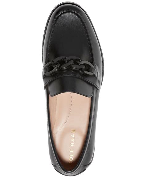 Cole Haan Womens Stassi Chain Loafers Macys