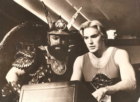 Sam J Jones And Brian Blessed In Flash Gordon Original Vintage Photo