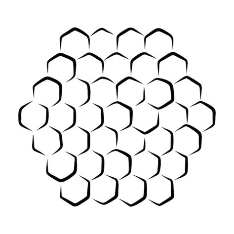 Premium Vector Propolis Honeycomb Icon Doodle Hand Drawn Honeycomb
