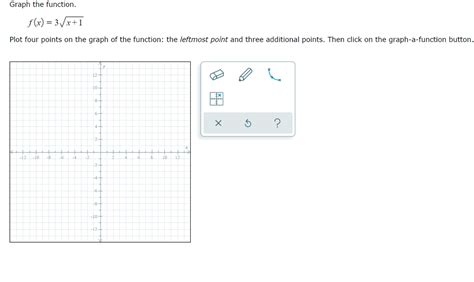 solved graph the function f x 3vx 1 plot four points on
