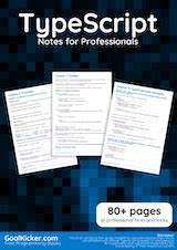 Typescript Notes For Professionals Free Computer Programming Mathematics Technical Books