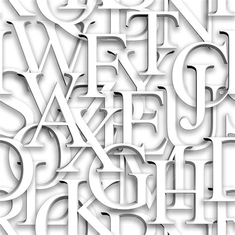 Premium Photo Seamless Pattern Repeating Texture With White 3d Letters