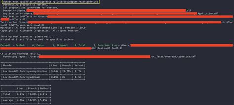 Unit Testing Cannot Generate Html Coverage Report Using