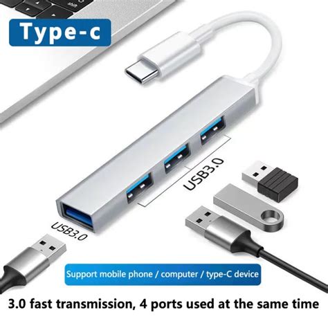 Ready Stock USB HUB Multiple Type C Hub Converter USB Splitter Ports Hight Speed Hubs OTG
