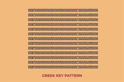 Premium Vector Greek Key Border Pattern